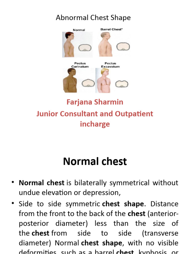 Abnormal Chest Shapes Explained | PDF | Science & Mathematics