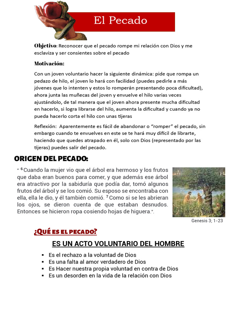 El Pecado | PDF | Pecado | Codicia