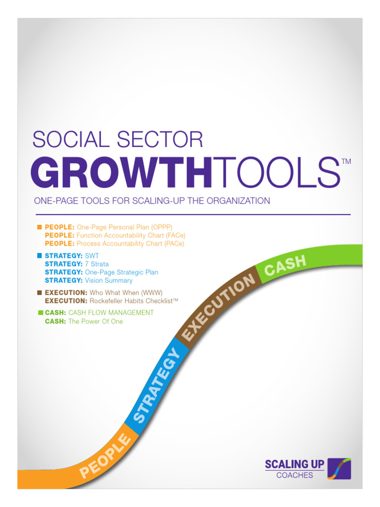 Growth-Tools English Social-Sector Print v20-05 | PDF | Revenue ...