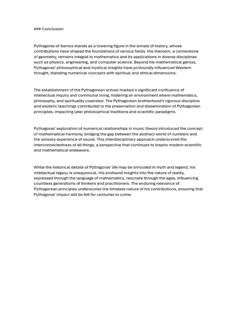 Conclusion | PDF | Social Science | Philosophy