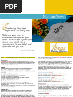 ULC Standard Wedding Script | PDF | Wife | Marriage