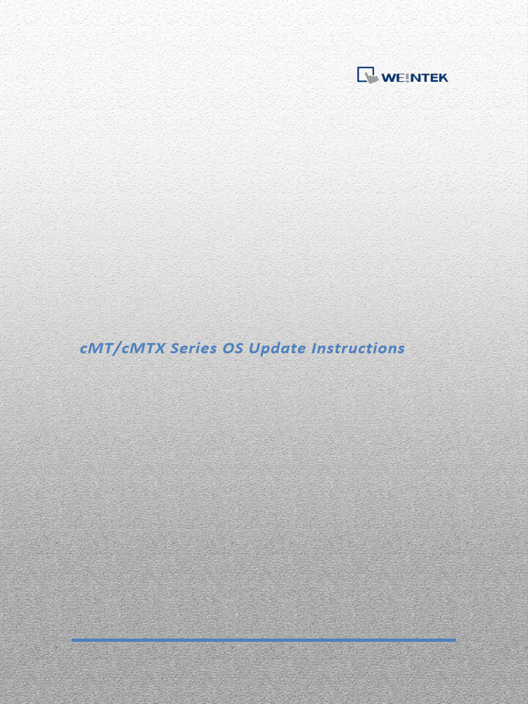 UM018010E CMT CMTX Series OS Update Instructions Eng | PDF | Booting | Usb Flash Drive