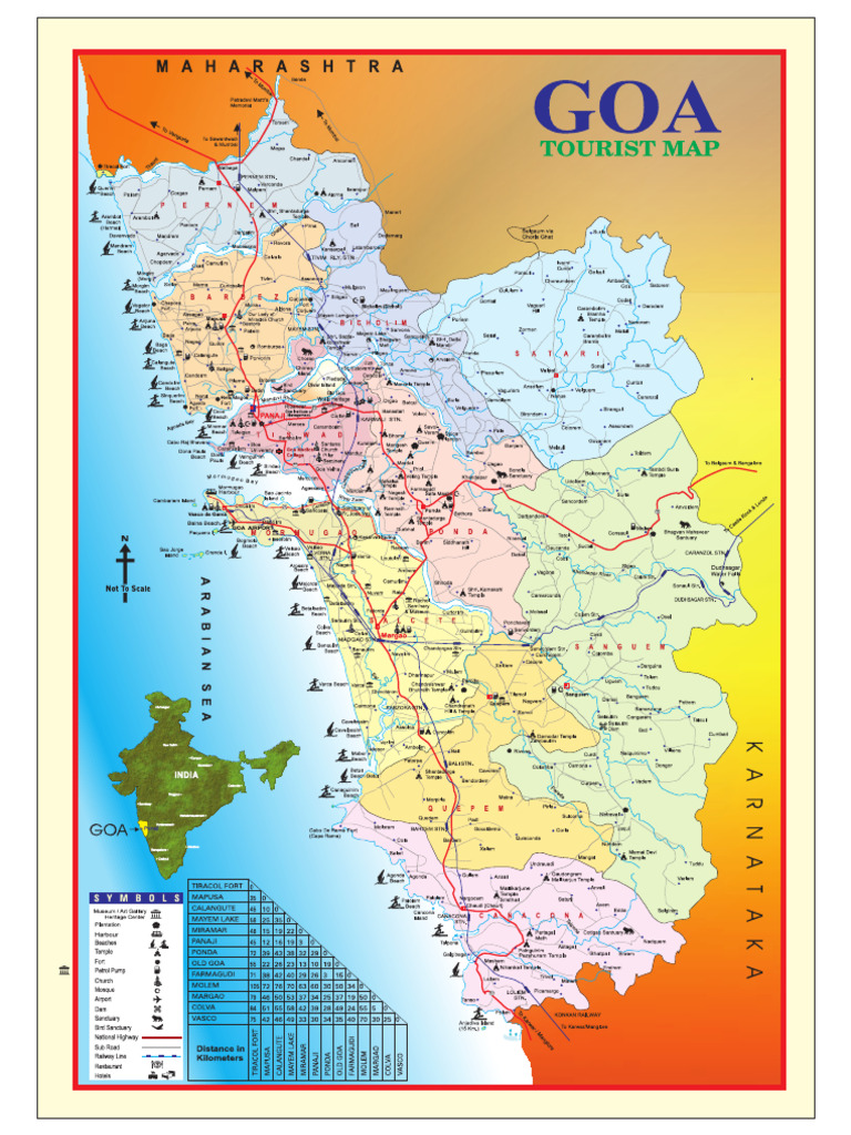 Goa Map | PDF