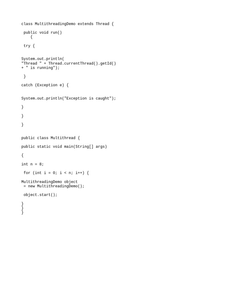 Multi Threading | PDF Multi Threading | PDF