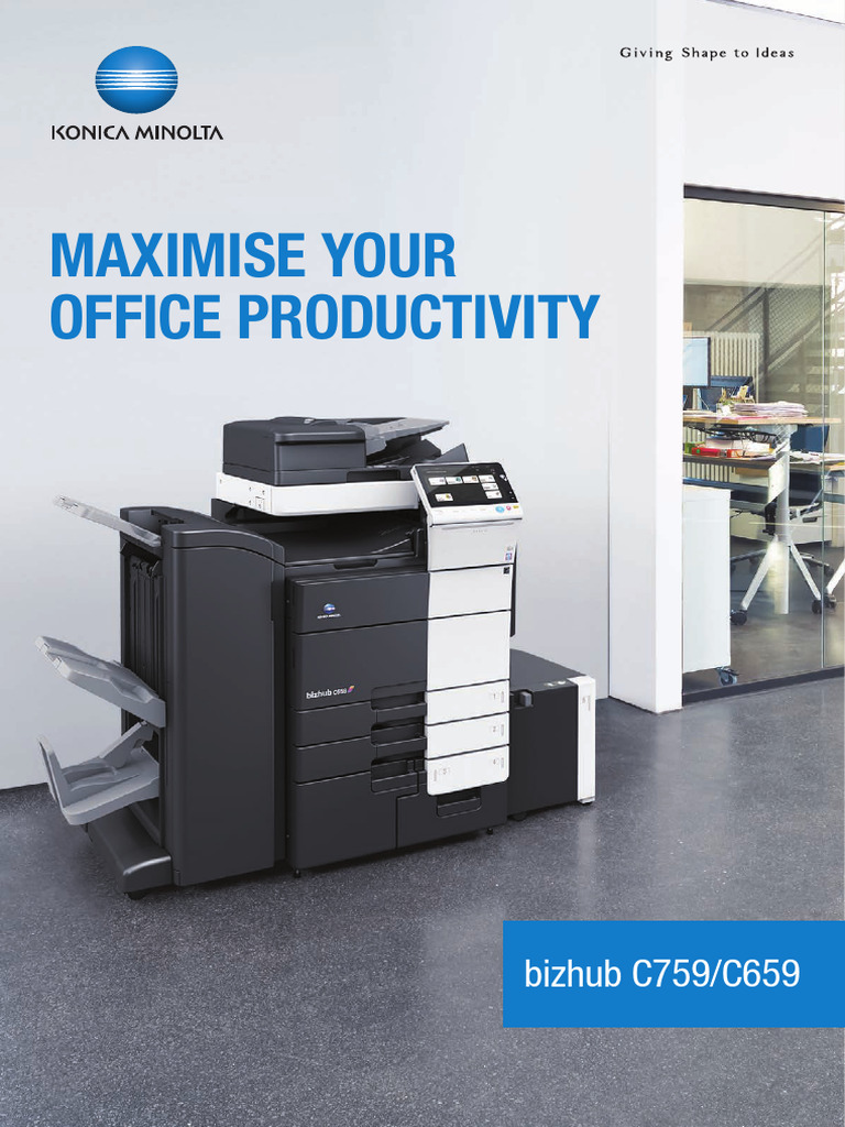 KM BizHub C659 C759 Brochure | PDF | Ios | Android (Operating System)