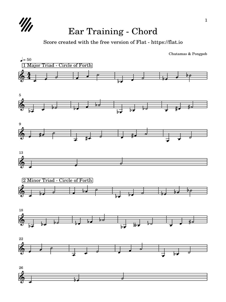 Ear Training - Chord | PDF