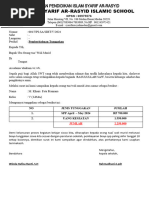 Contoh Surat Penagihan Tunggakan SPP | PDF