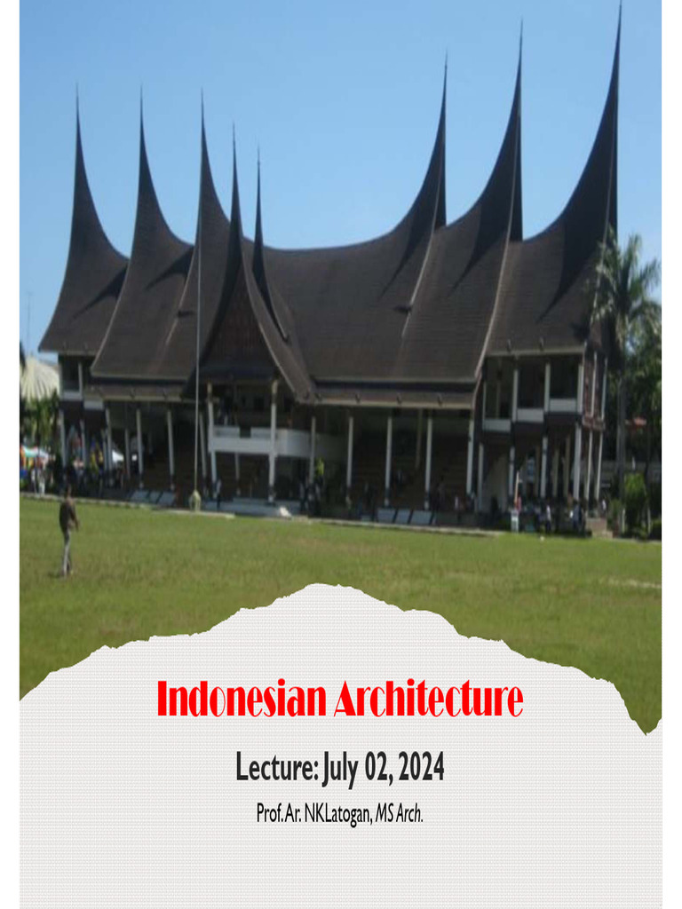 Indonesian Rumah Adat Architecture | PDF | Java