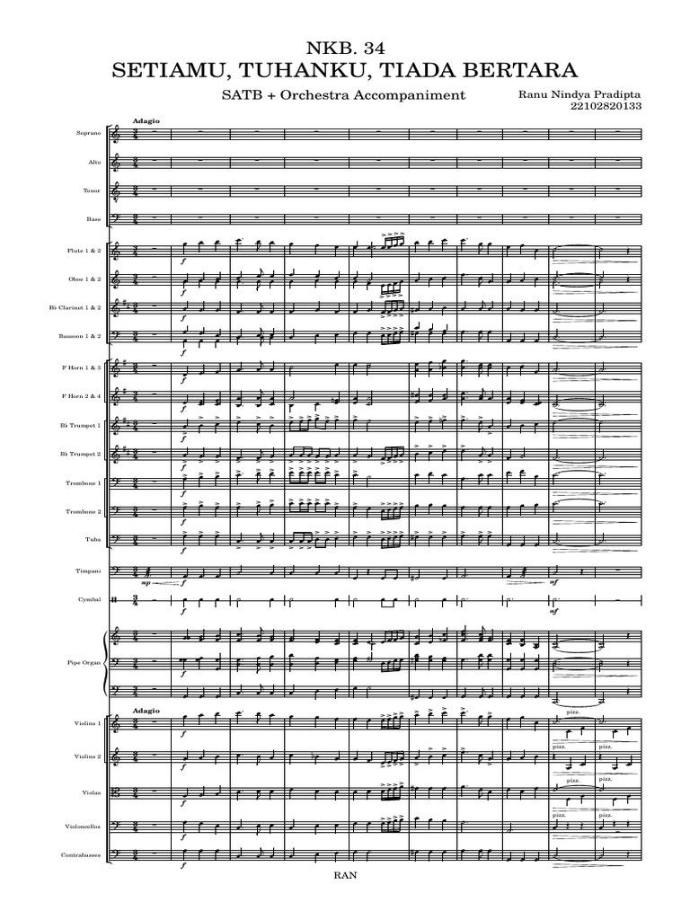 Setiamu Tuhanku: NKB 34 Chords | PDF | Musical Compositions | Musical Instruments