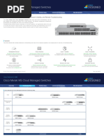 Cisco Meraki MS130 Series Switches Datasheet | PDF | Network Switch | Computer Network