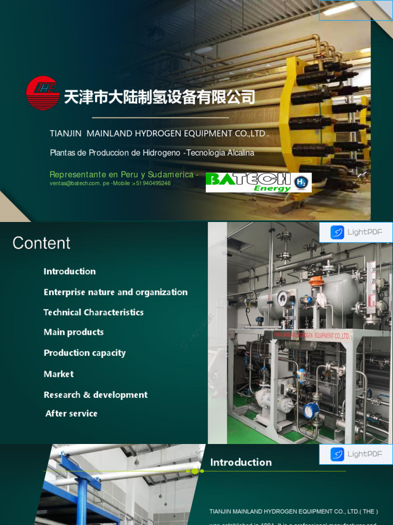 THE Introduction Electrolyzer | PDF | Water Purification | Hydrogen