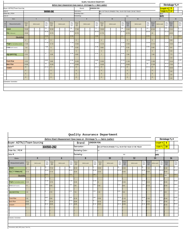 Before Wash MMT' Format% London Fog 593 292 | PDF | Clothing