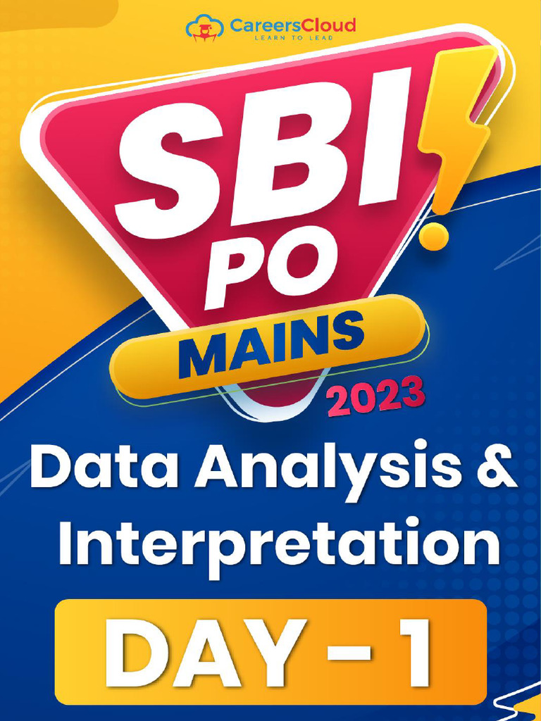 SBI PO 2023 Day 1 Mains PDF - Quantitative Aptitude 1 | PDF | Speed SBI PO 2023 Day 1 Mains PDF - Quantitative Aptitude 1 | PDF | Speed