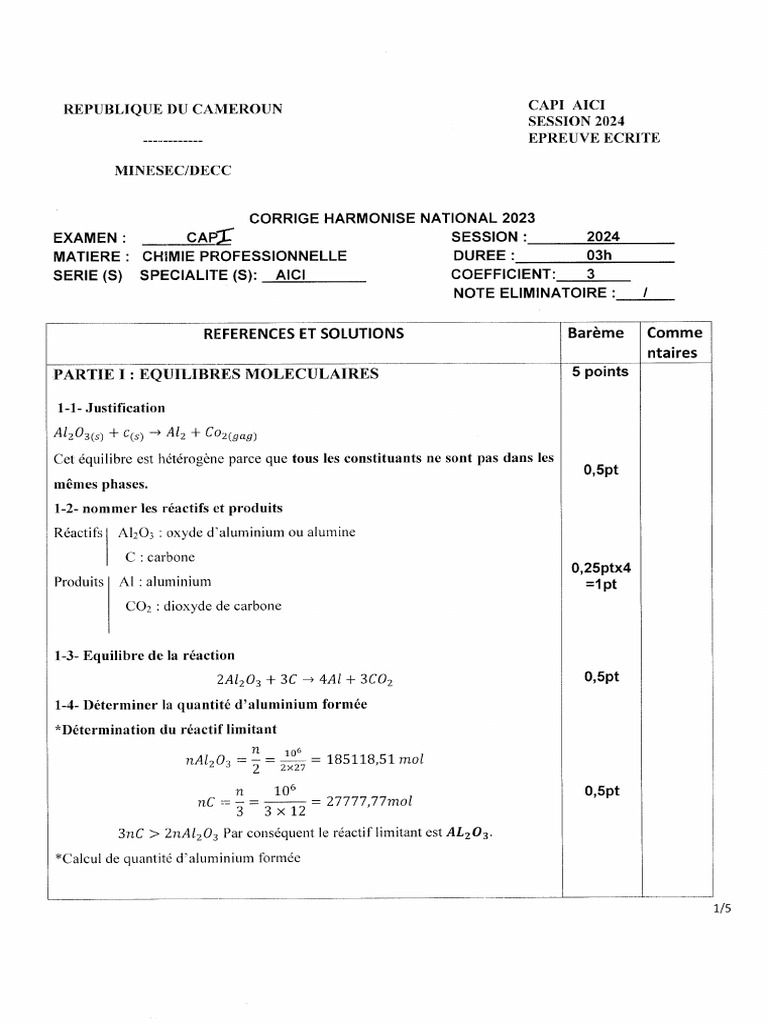 Capi Aici Chimie Prof | PDF