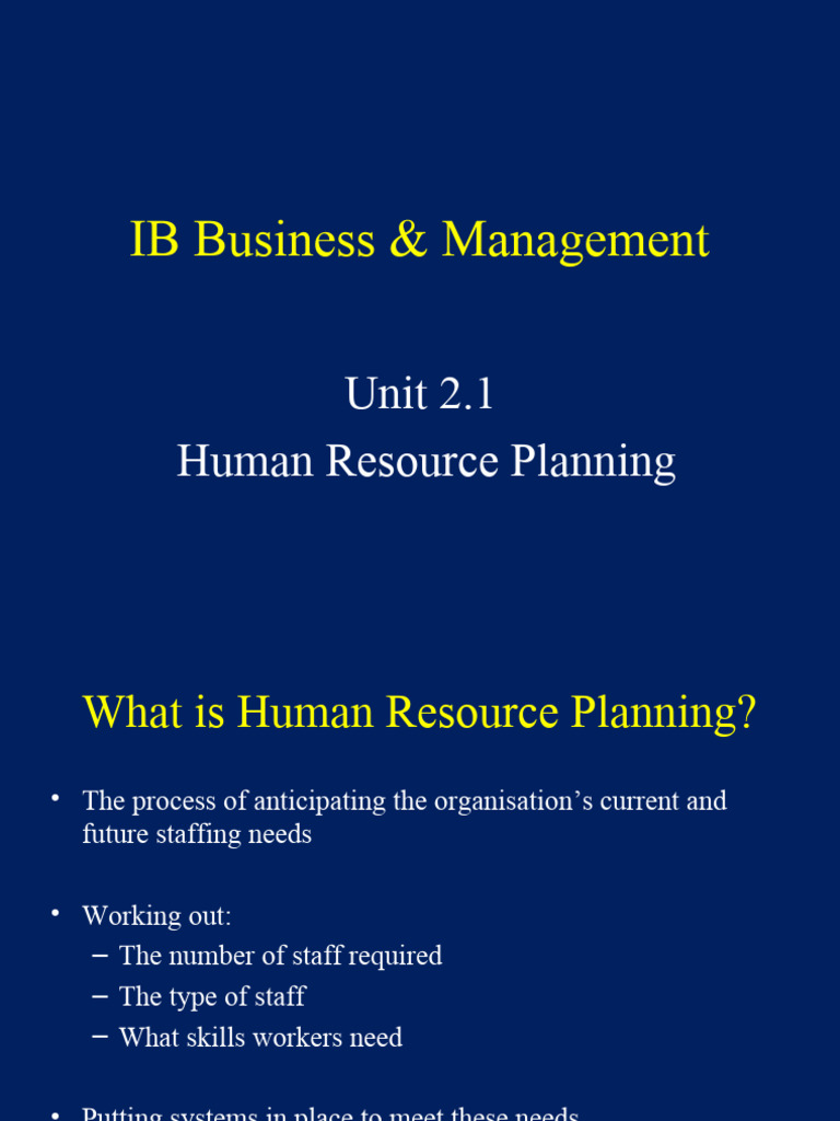 Human Resource Planning & Recruitment Guide | PDF | Layoff | Recruitment