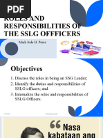 SSLG 2024 2025 Action Plan | PDF