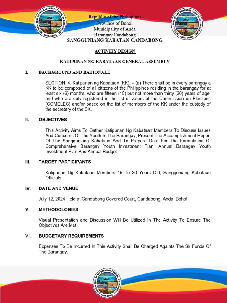 Activity Design KK Assembly | PDF