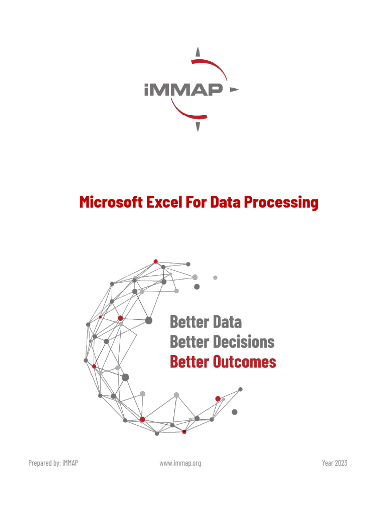 Excel 2023 Data Processing Manual | PDF | Microsoft Excel | Spreadsheet