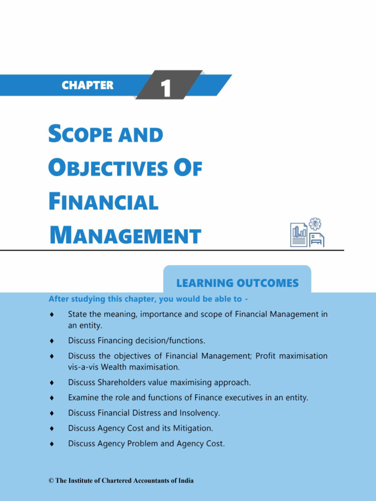 Scope and Objective of FM | PDF