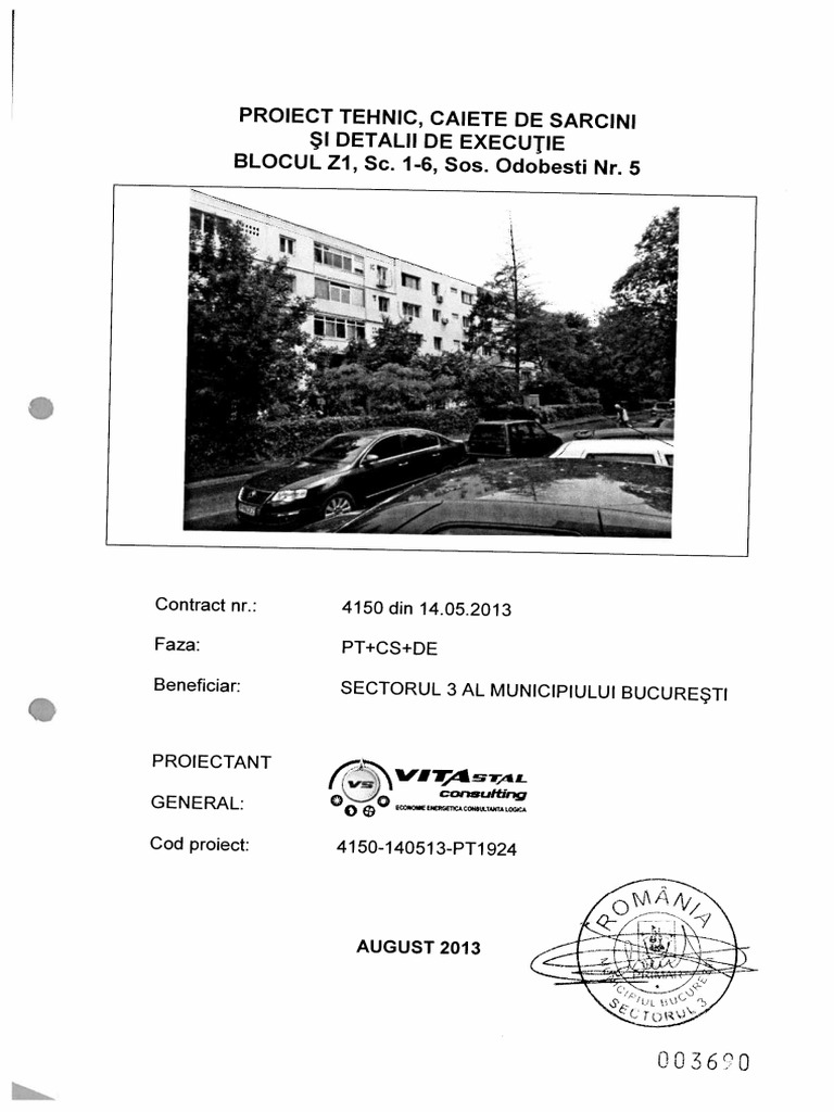 Proiect Tehnic pg1 | PDF
