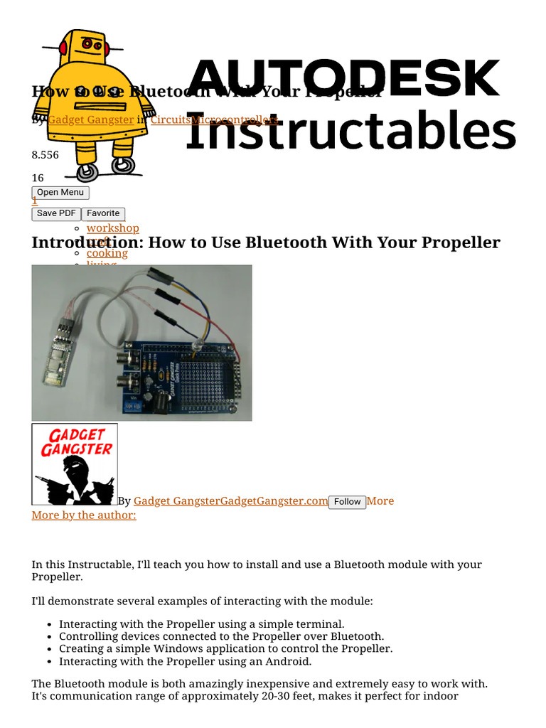 Integrating Bluetooth with Propeller | PDF | Bluetooth | Windows Xp
