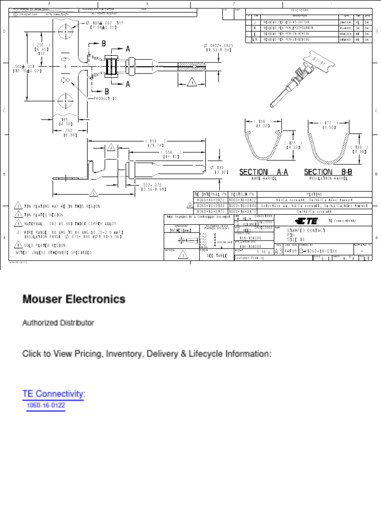 Eng CD 1060 16 01XX L1-2000652 | PDF | Copper | Building Materials