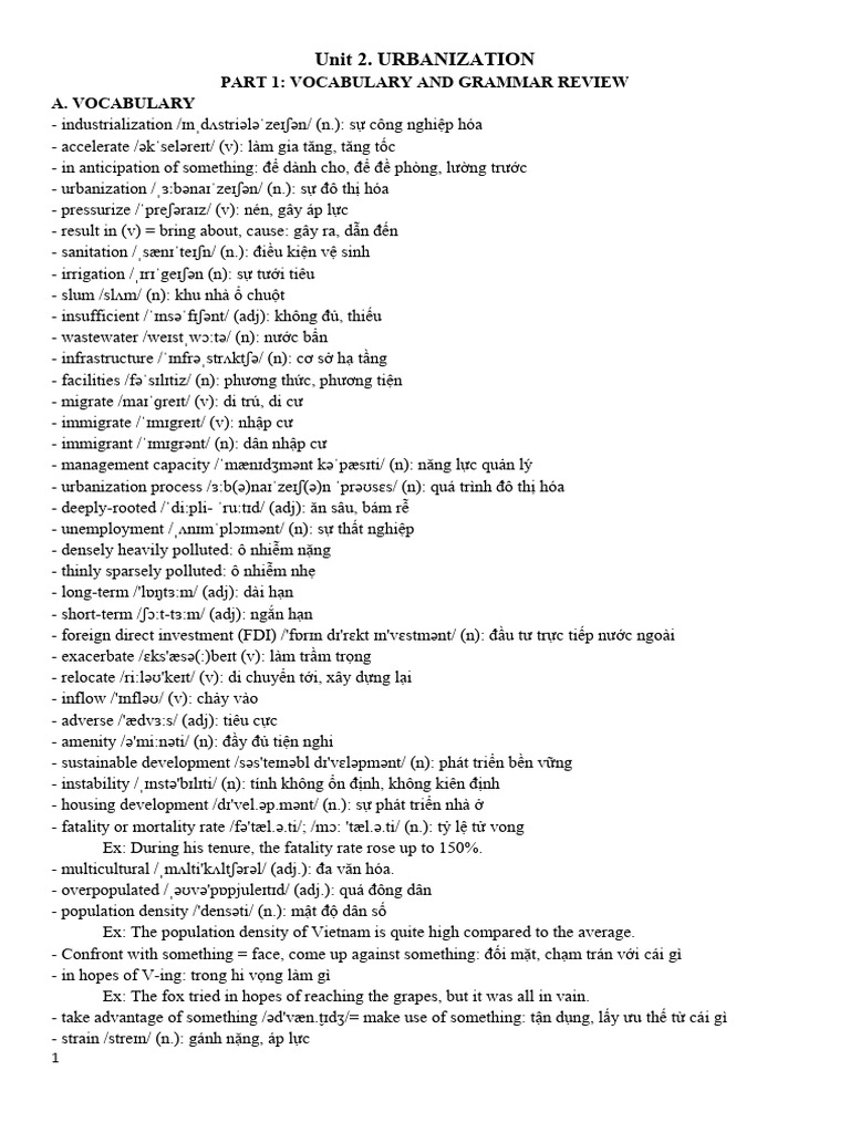 Unit 2 E12 | PDF | Urbanization | Atmosphere Of Earth