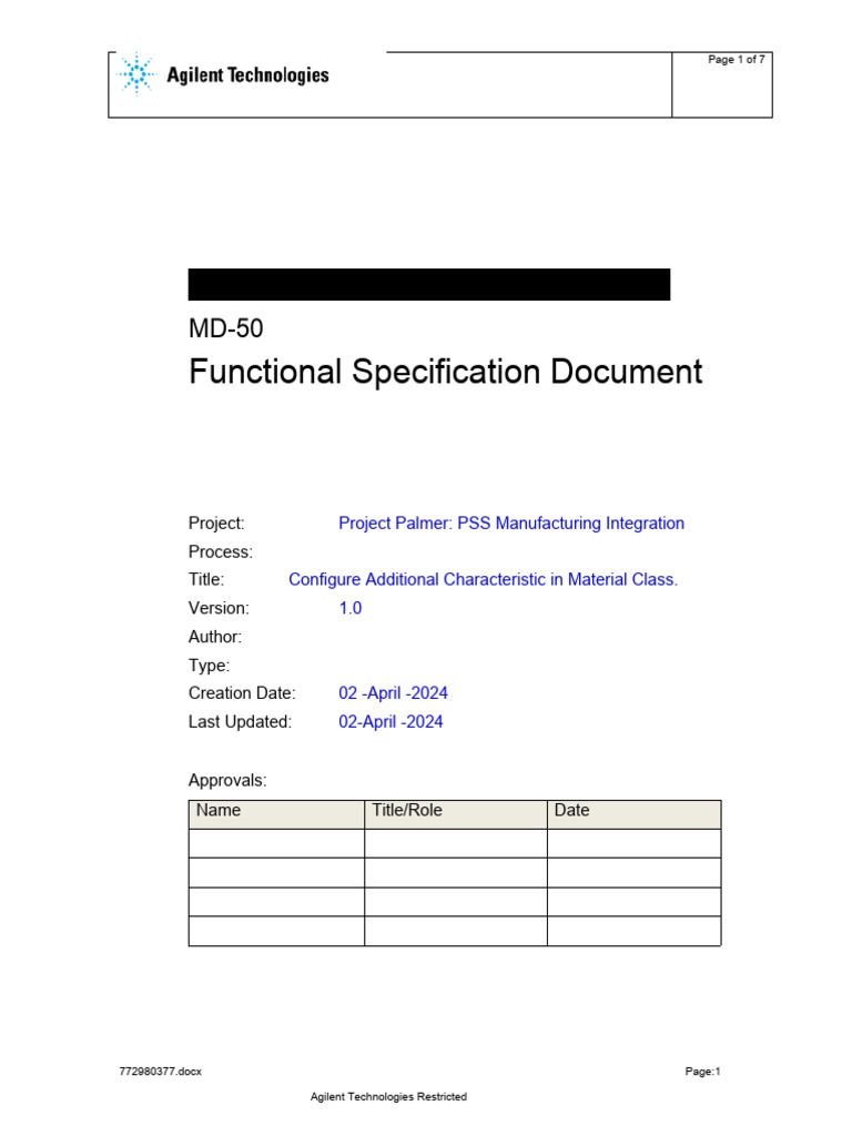 MD50 - CR12 - Add Characteristic To Material Class | PDF | Scope ...
