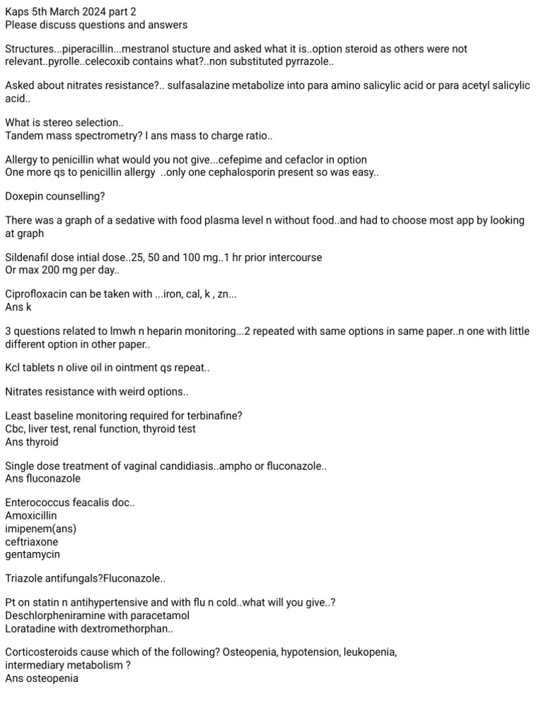 Kaps 5th March 2024 Part 2 | PDF