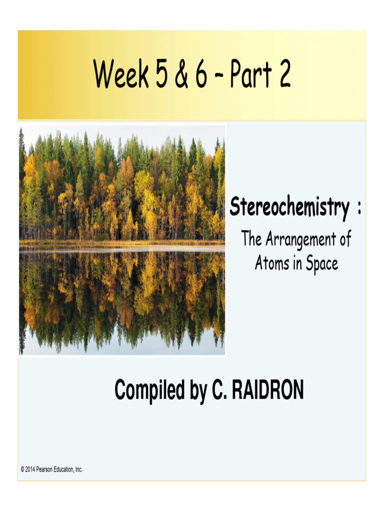 Week5&6 OrgChem1 Stereochemistry Part2 2014 | PDF | Chirality (Chemistry) | Chemistry