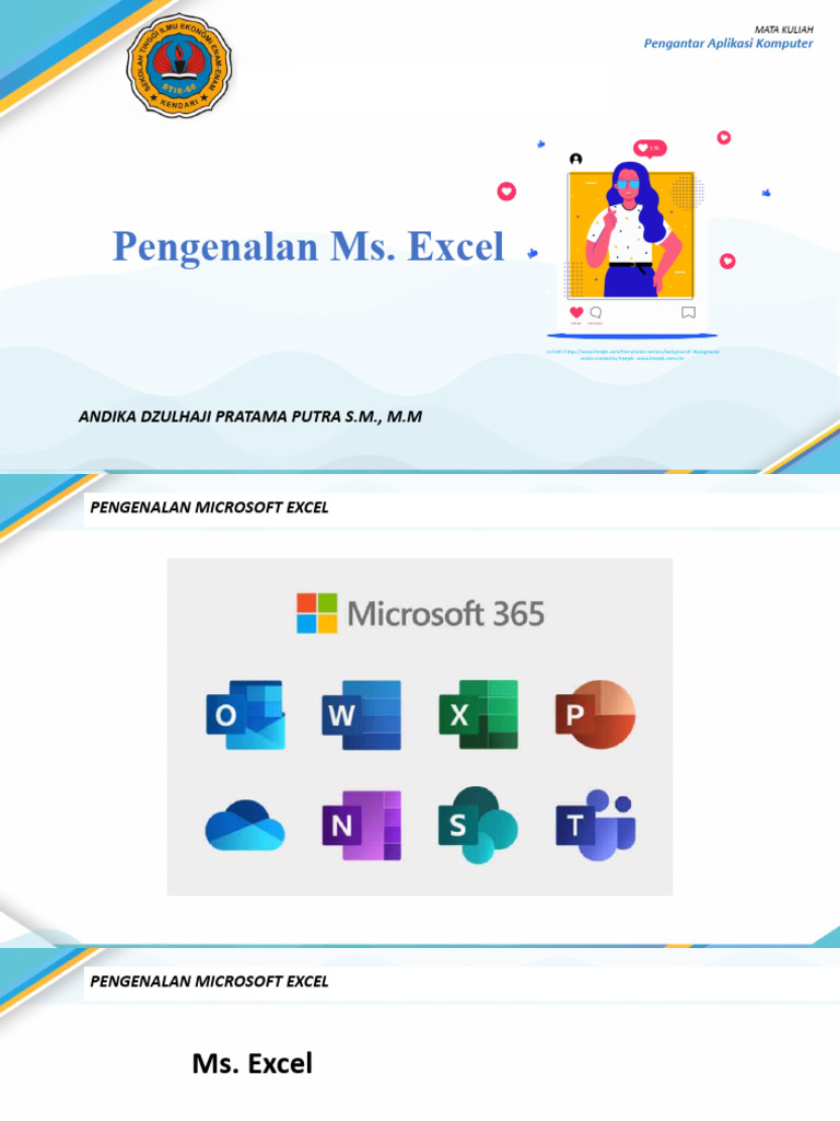Pertemuan 5 - Pengenalan Excel Dan Fungsi Dasar Ms - Excel REV | PDF ...
