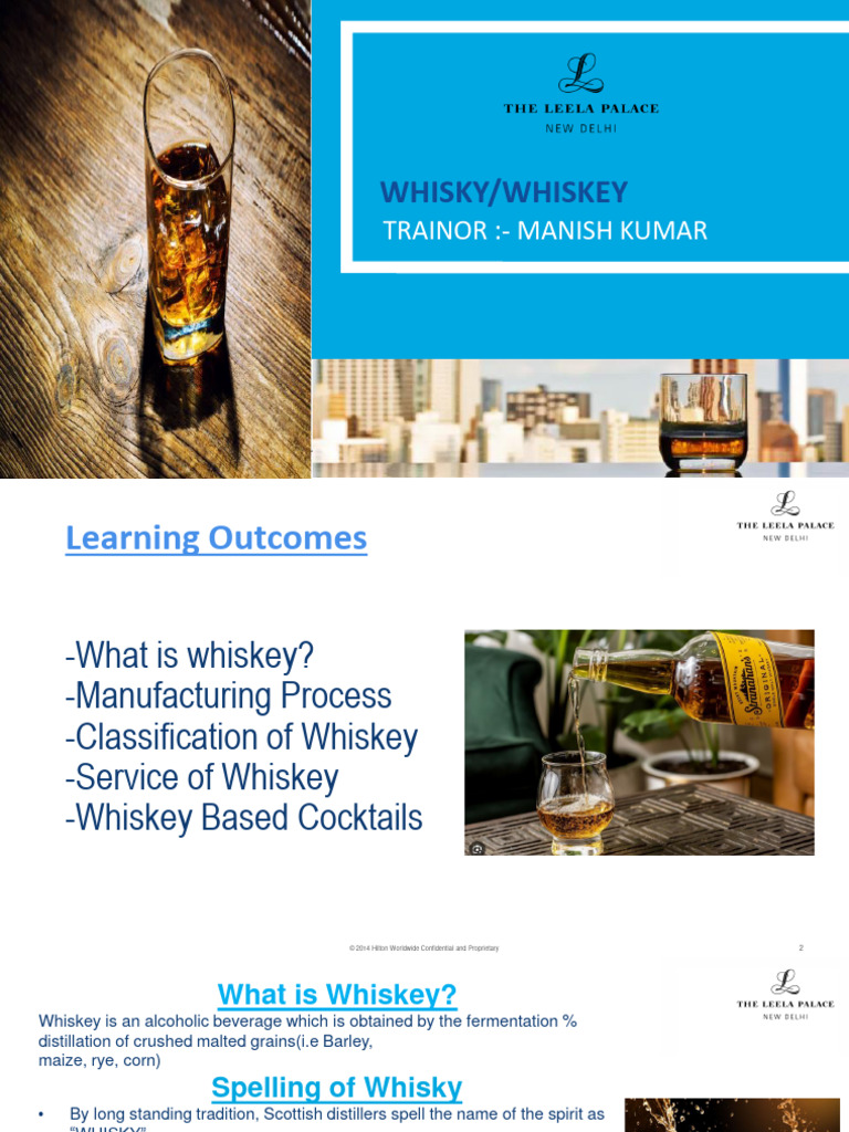 Basic Whiskey | PDF | Whisky | Scotch Whisky