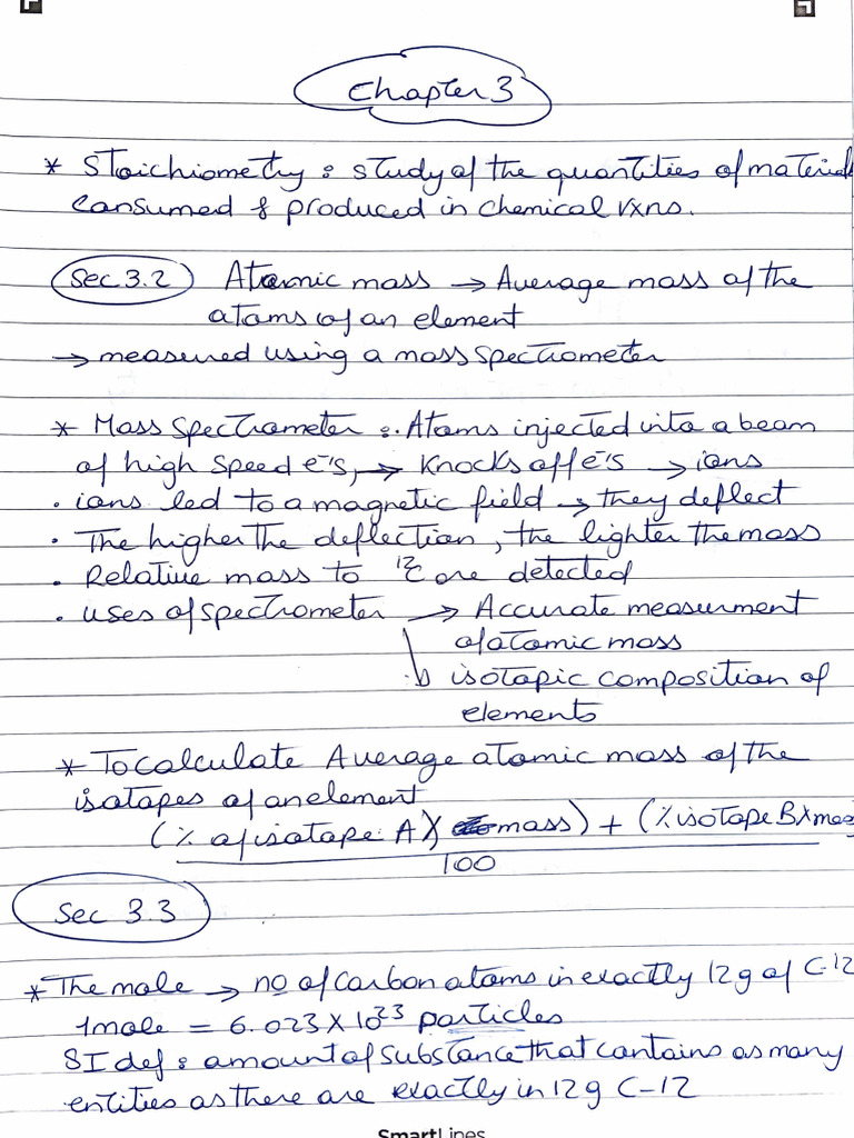 Grade 12 Chapter 3 Notes | PDF | Teaching Methods & Materials | Science ...