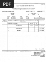 Fully Vouched Contingent Bill Format | PDF
