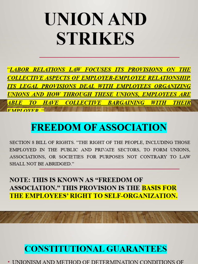 Union and Strike | PDF | Strike Action | Employment