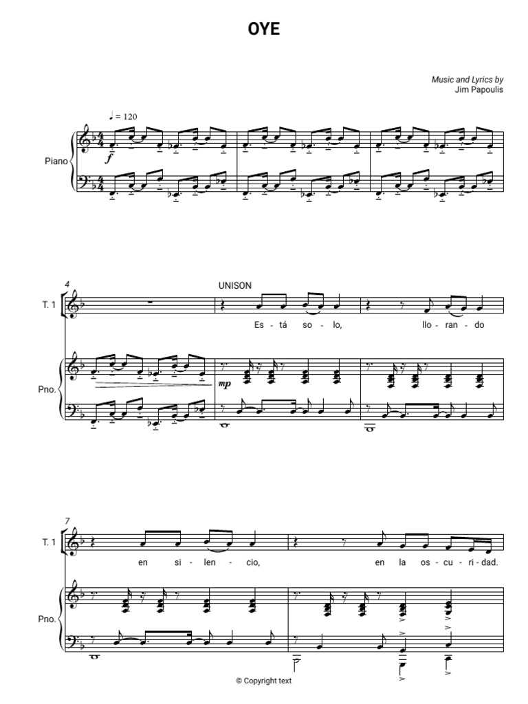 OYE Full Score | PDF