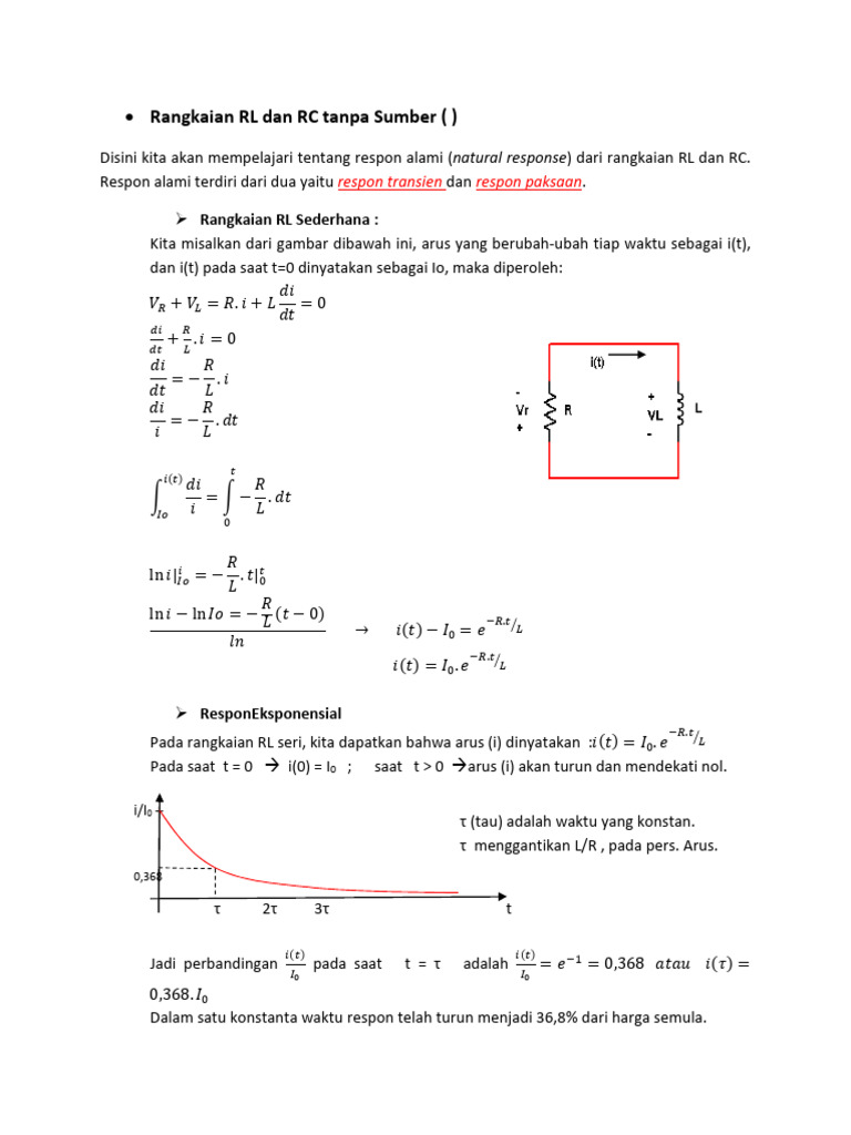 Rangkaian Rl Dan Rc Tanpa Sumber Pdf