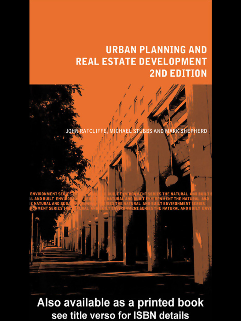 Ref - Urban Planning and Real Estate Development Process - 2nd Edition | PDF | Cost Of Living ...