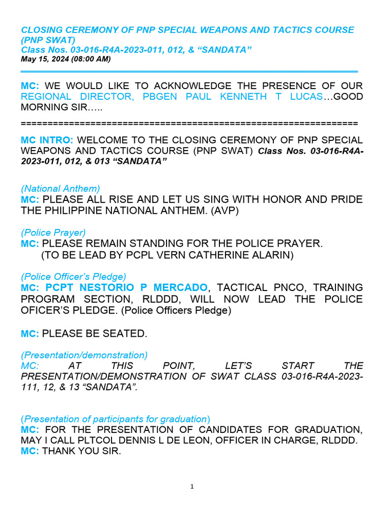 EMCEE-LINE-closing-SWAT | PDF