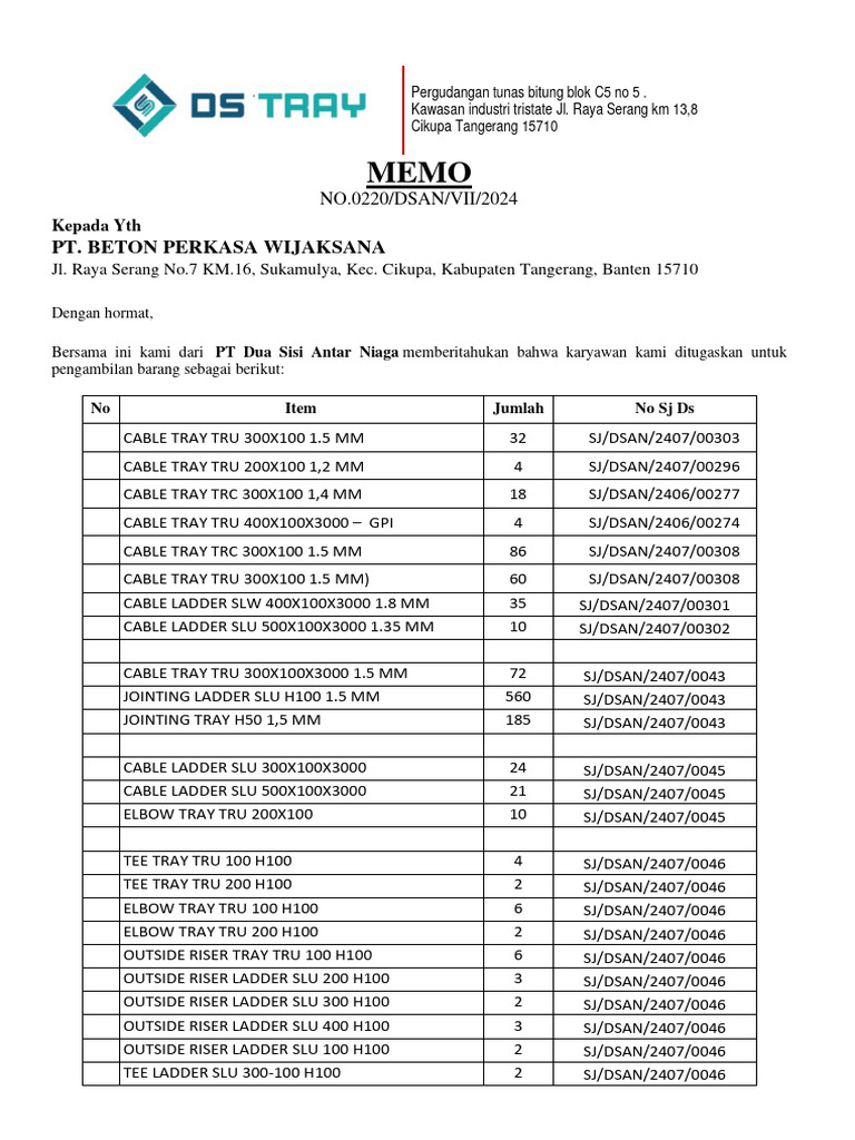 0220 - Pt. Beton Perkasa Wijaksana | PDF