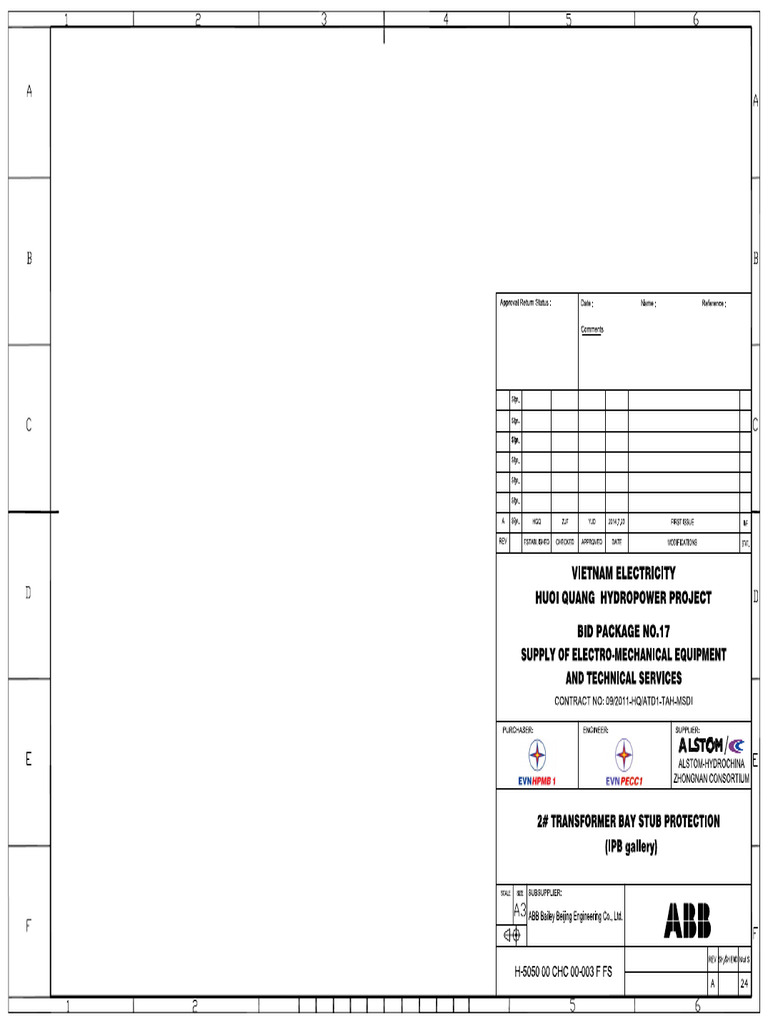 H-5050 00 CHC 00-003 F FS (2# TRANSFORMER BAY STUB PROTECTION (IPB ...