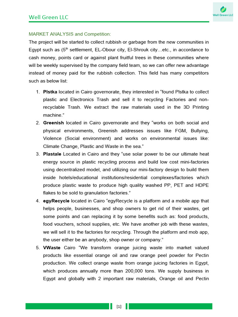 Business Plan SME - V.03 | PDF | Human Resources | Recycling