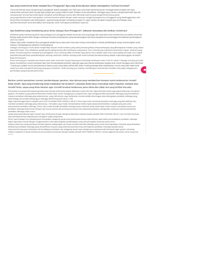 Esai Guru Penggerak | PDF