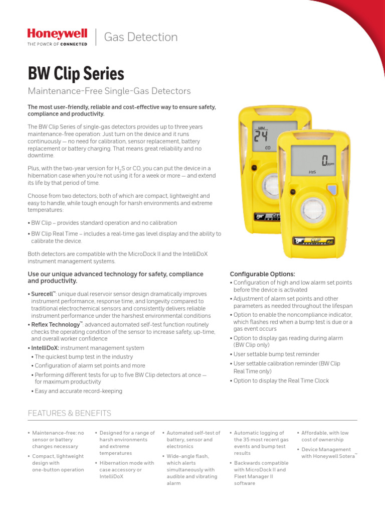 BW-Clip-Datasheet-1 | PDF | Sensor