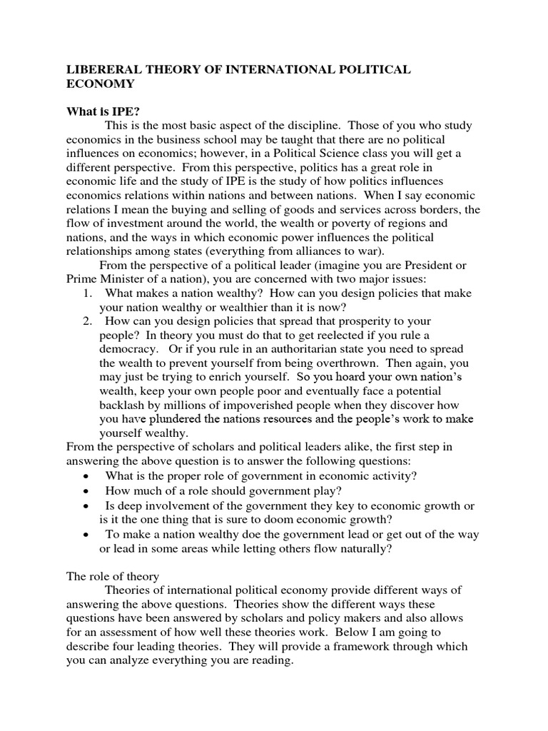 Liberal Theory. 2nd Sem (203), Paritosh Barman | PDF | Capitalism | Marxism