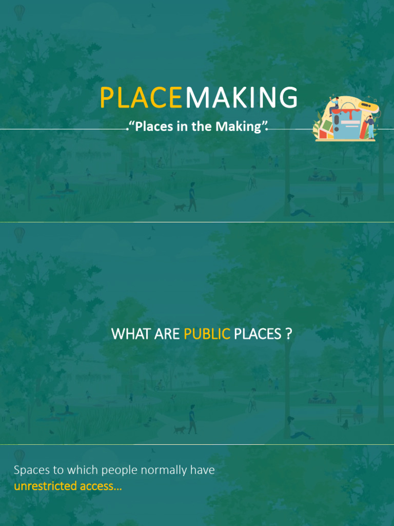 Understanding Placemaking and Public Spaces | PDF | Perception