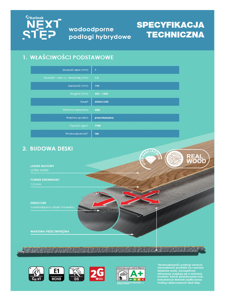 Specyfikacja Techniczna Nextstep WSPC PL 1 | PDF