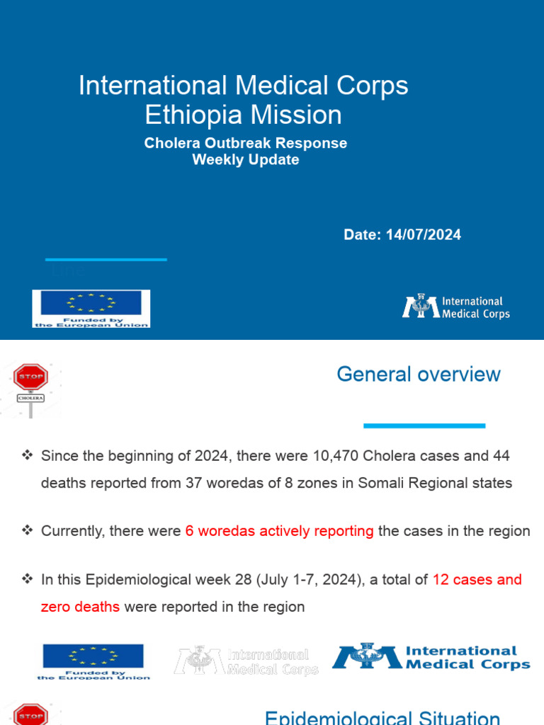 Cholera Outbreak Response - Report July 1-7, 2024 | PDF | Emergency ...