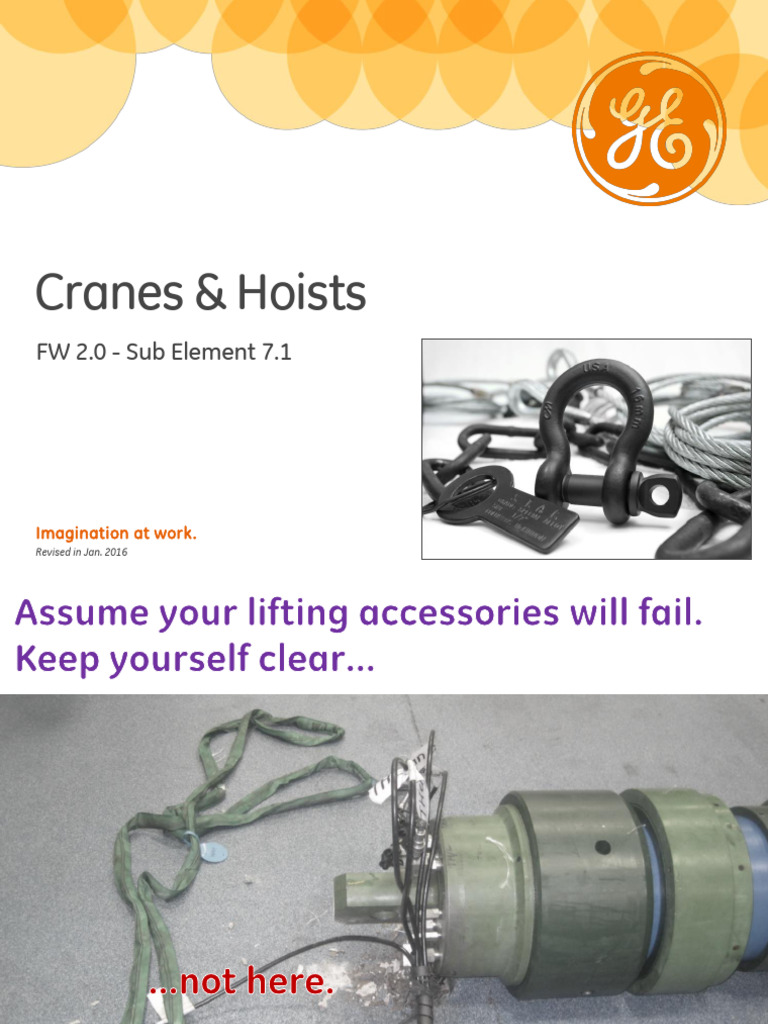 7.1 Cranes - Hoists Implementation Example - FINAL | PDF | Crane ...