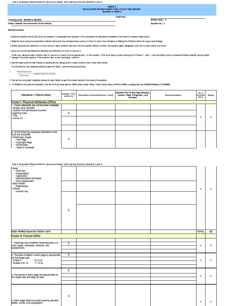 Area-3-visuals-and-lay-out | Download Free PDF | Page Layout | Rubric ...